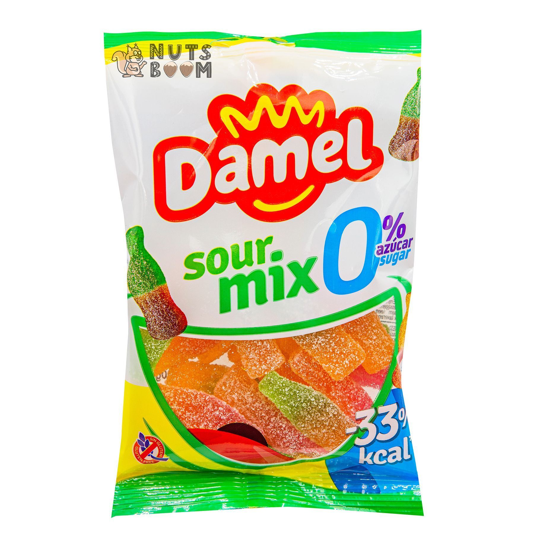 Жевательные конфеты №17 Damel "Sour mix" - Nuts Boom — Орехи и ...